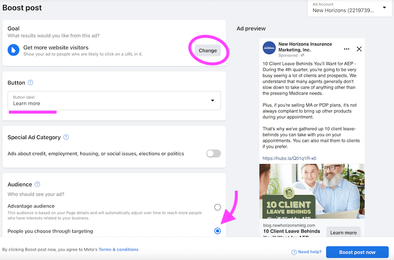 How to Create a Facebook Ad as a Medicare Insurance Agent