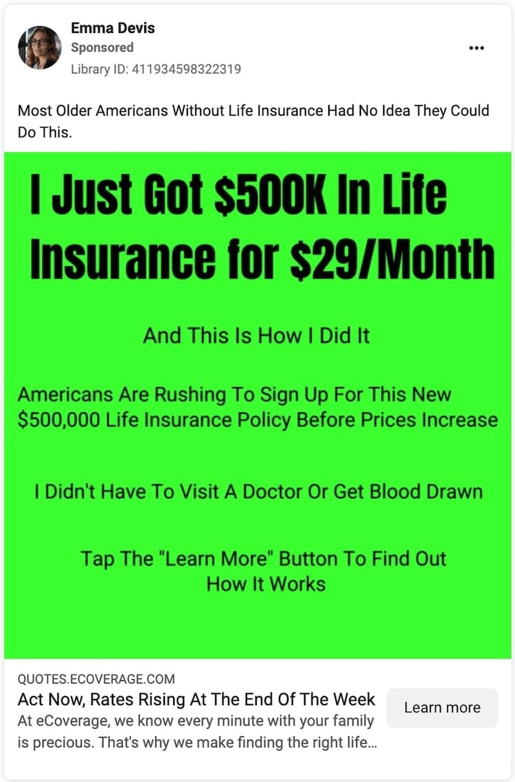 16 Life Insurance Facebook Ad Examples to Help You Create Your Own