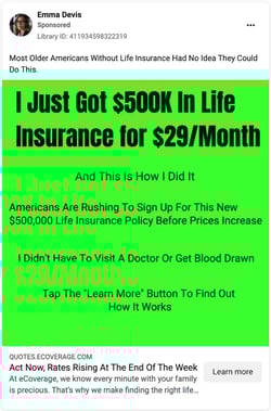 16 Life Insurance Facebook Ad Examples to Help You Create Your Own