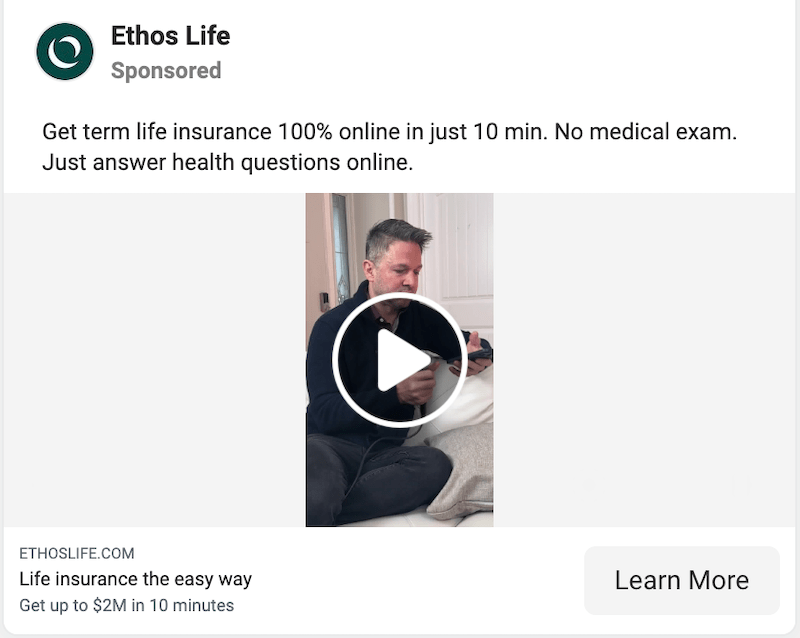 16 Life Insurance Facebook Ad Examples to Help You Create Your Own