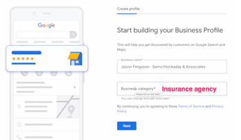 Google Business Profiles for Insurance Agents (a How-To)