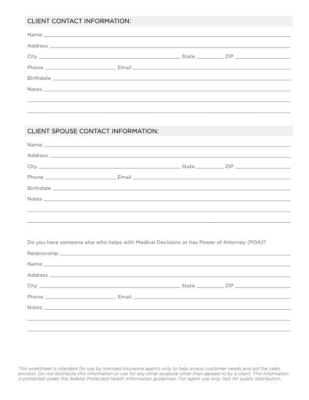 Insurance Fact Finders: An Essential Tool for Senior Market Agents